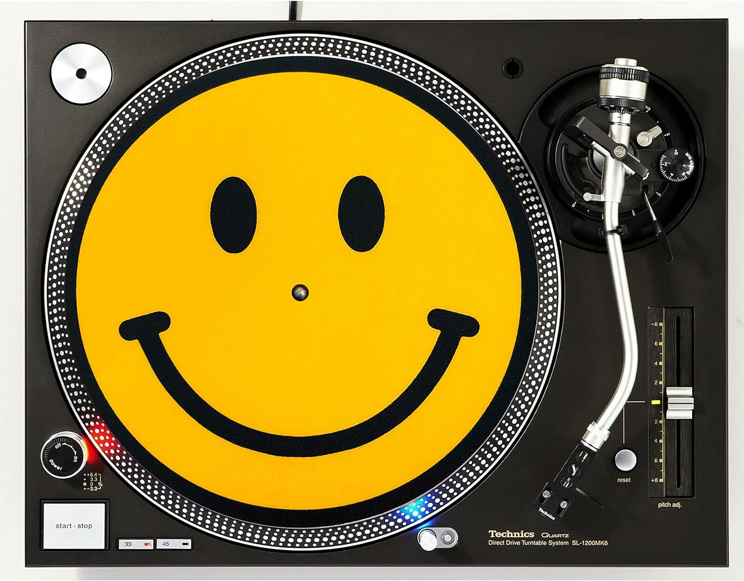 Smiley Face #1 Vinyl Memorabilia 12" Inch Slip Mat Turntable Slipmat Dj ...